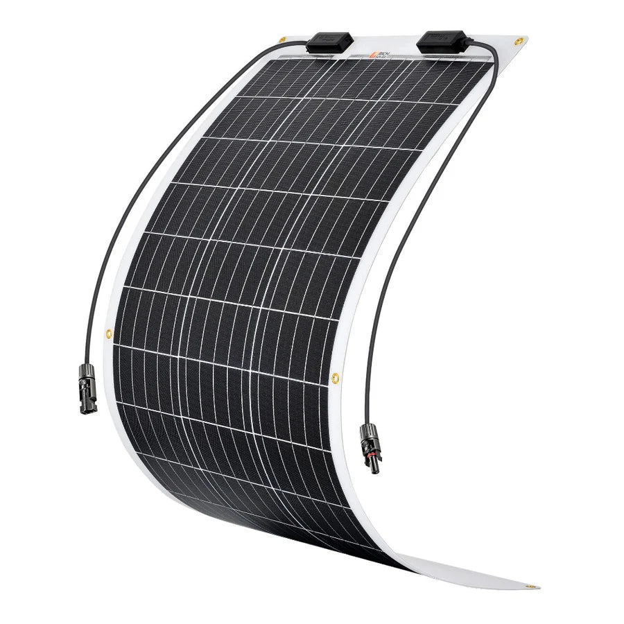 Rich Solar MEGA 100W 12V FLEX Flexible Monocrystalline Solar Panel ...